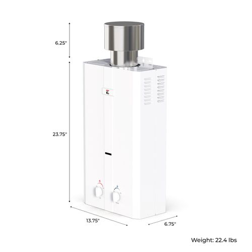 L10-PSSET - Eccotemp L10-PSSET - 75,000 BTU Portable Outdoor Tankless Water Heater w/ Ecco Flo ...