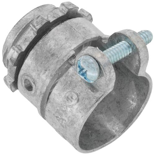 L422 - Arlington L422 - 3/4" Zinc BX-Flex Squeeze Connector with Round ...
