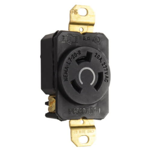 L720R - Pass & Seymour L720R - Turnlok Single Locking Receptacle, 20A ...