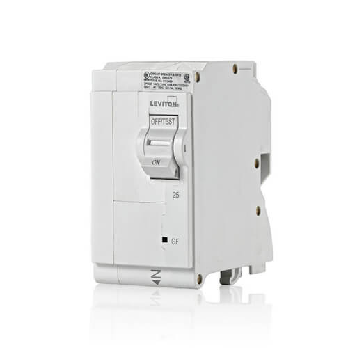 LB225-G - Leviton LB225-G - 25A 2-Pole GFCI Thermal Magnetic Branch ...