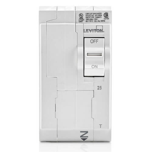 LB225-T - Leviton LB225-T - 25A 2-Pole Standard Thermal Magnetic Branch ...