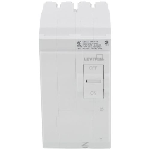 LB225-T - Leviton LB225-T - 25A 2-Pole Standard Thermal Magnetic Branch ...