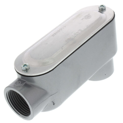 LB3CG - Southwire LB3CG - 1" Rigid Threaded LB Conduit Body with Cover ...