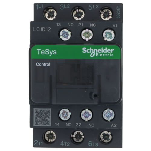 LC1D12F7 - Square D LC1D12F7 - 3 Pole Non-Reversing Contactor, 25A (120V)