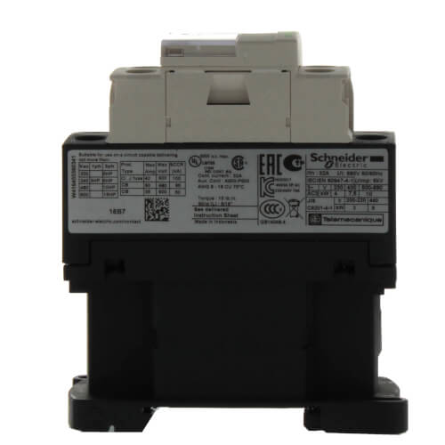LC1D18B7 - Square D LC1D18B7 - TeSys D 1 N.O./1 N.C. 3-Phase Contactor ...