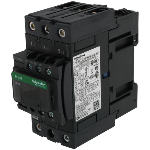 LC1D50AB7 - Square D LC1D50AB7 - 3 Pole Contactor, 50A (24V)