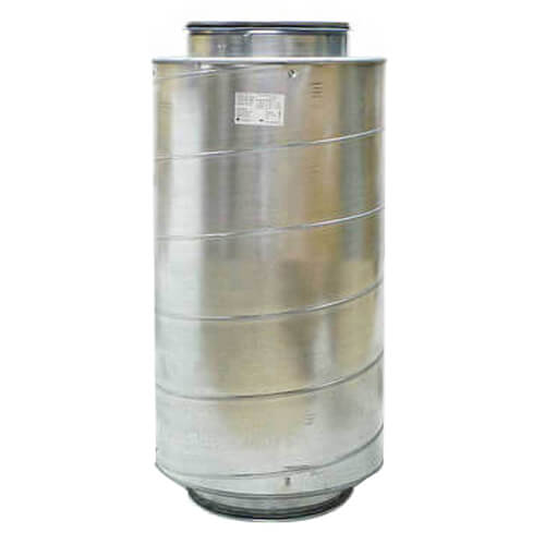 LD5 - Fantech LD5 - Galvanized Steel Silencer for 5" Duct