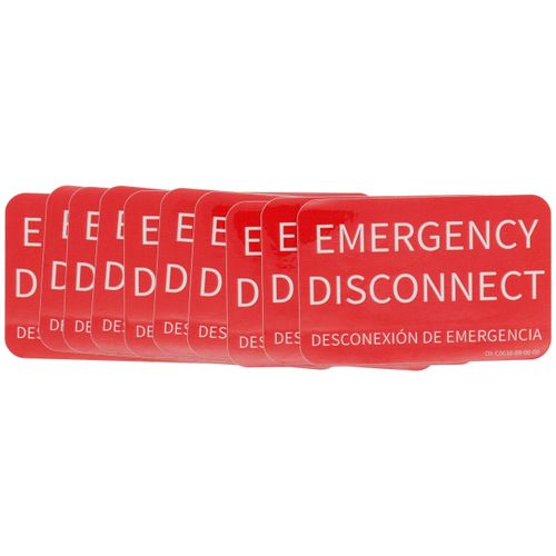 LDSCL - Leviton LDSCL - Emergency Disconnect Label (10 per Pack)