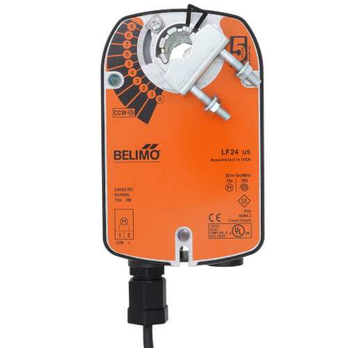 LF24 - Belimo LF24 - Spring Return Fail-Safe, On/Off Damper Control ...