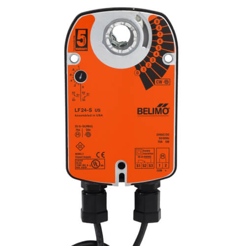 LF24-S - Belimo LF24-S - Spring Return Fail-Safe, On/Off Damper Control ...