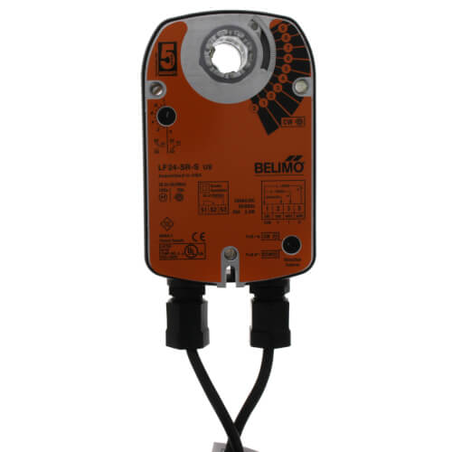 LF24-SR-S - Belimo LF24-SR-S - Spring Return Fail-Safe, Proportional Damper Control Actuator ...