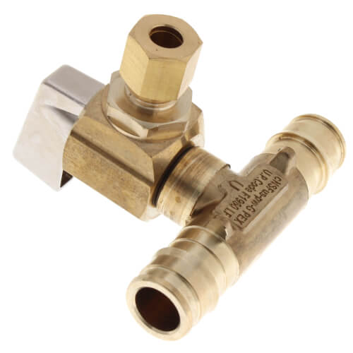 LF4455050 - Uponor (Wirsbo) LF4455050 - 1/2" ProPEX In-Line Ice Maker Tee