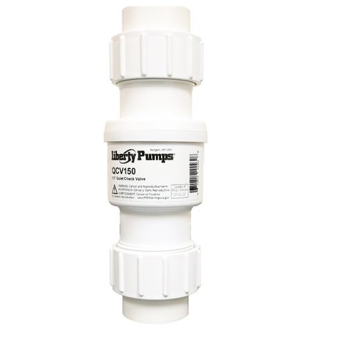 QCV150 - Liberty Pumps QCV150 - Check Valve, 1-1/2" (.5lb. Spring ...