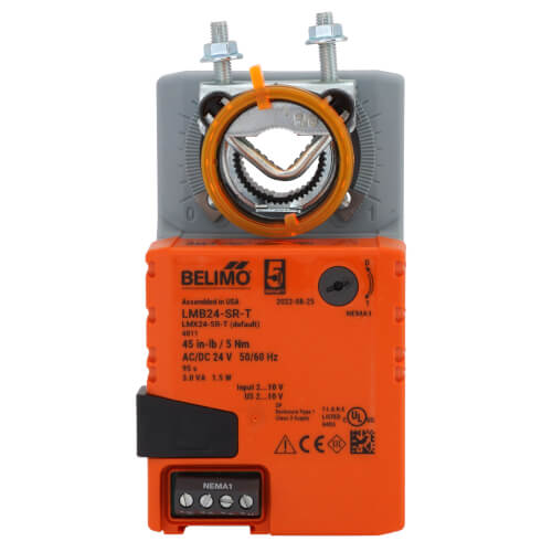 LMB24-SR-T - Belimo LMB24-SR-T - Non-Spring Return, Proportional Damper Control Actuator, Direct ...