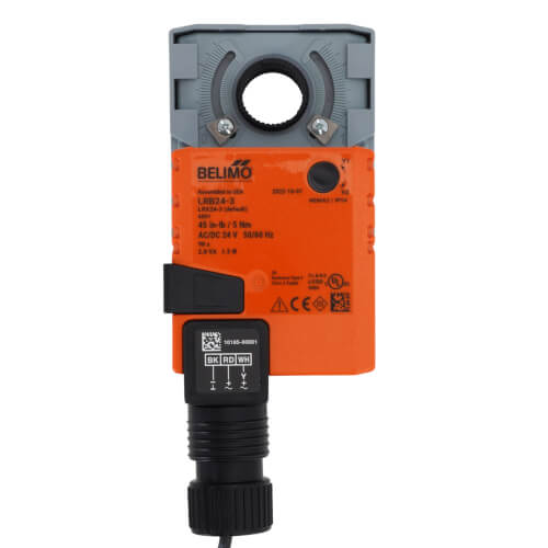 LRB24-3 - Belimo LRB24-3 - Non-Spring Return, On/Off/Floating Point Control Actuator - 24 VAC/DC ...