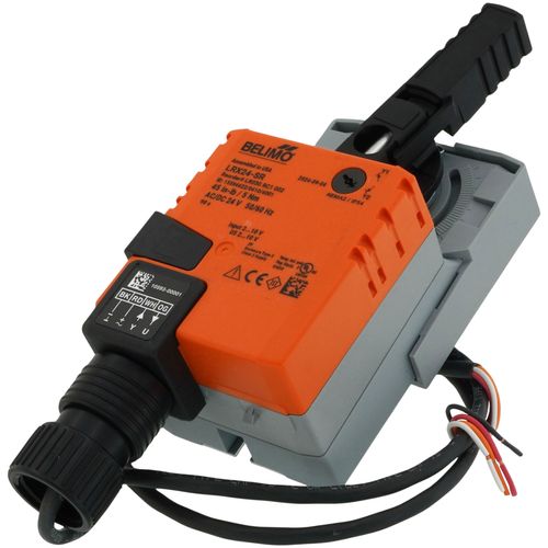 LRX24-SR - Belimo LRX24-SR - Non-Spring Return Proportional Valve Actuator w/ Terminal Block (24 ...