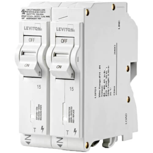 LSPD1-T - Leviton LSPD1-T - Whole House Surge Protective Device w/ Two ...