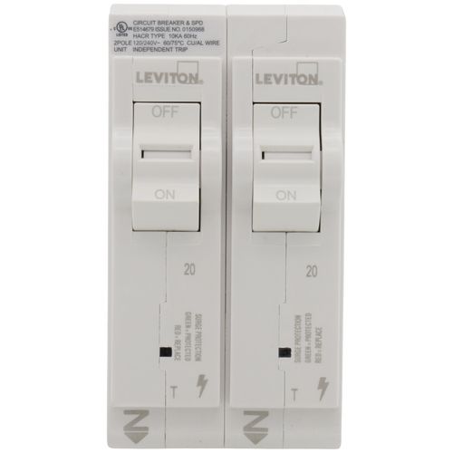 LSPD2-T - Leviton LSPD2-T - Whole House Surge Protective Device w/ Two ...