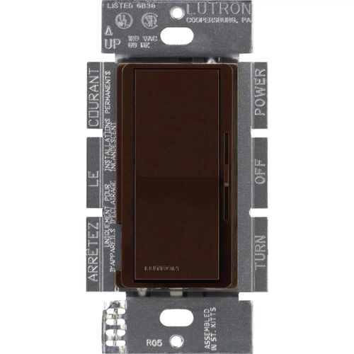 DVSTV-BR - Lutron DVSTV-BR - Diva 0-10V fluorescent/LED Paddle & Dimmer ...