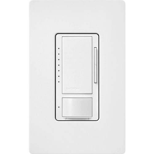 MS-Z101-SW - Lutron MS-Z101-SW - Maestro 0-10V Occupancy & Vacancy Dimmer Sensor Switch, 120V ...