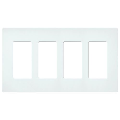 SC-4-GL - Lutron SC-4-GL - Claro 4 Gang Wall Plate for Decorator/Rocker ...