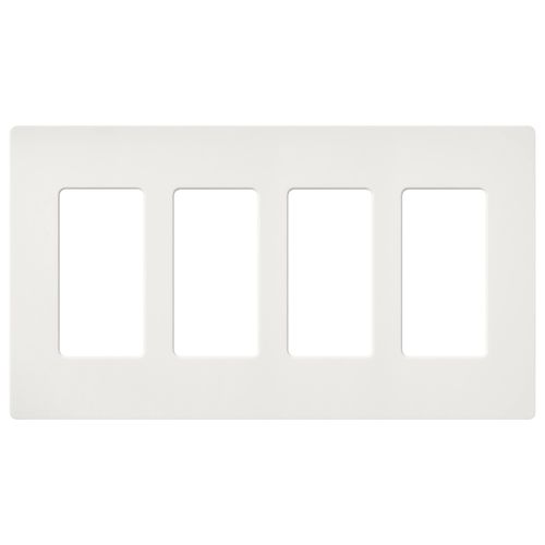 SC-4-RW - Lutron SC-4-RW - Claro 4 Gang Wall Plate for Decorator/Rocker ...