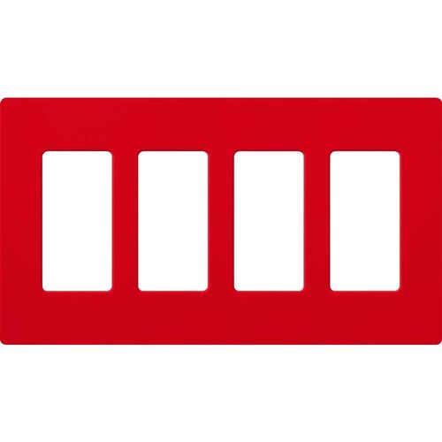 SC-4-SR - Lutron SC-4-SR - Claro 4 Gang Wall Plate for Decorator/Rocker ...