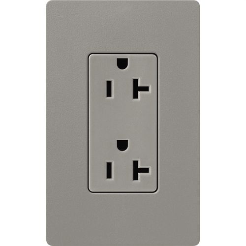SCR-20-CS - Lutron SCR-20-CS - Claro 20A Duplex Receptacle, Satin ...