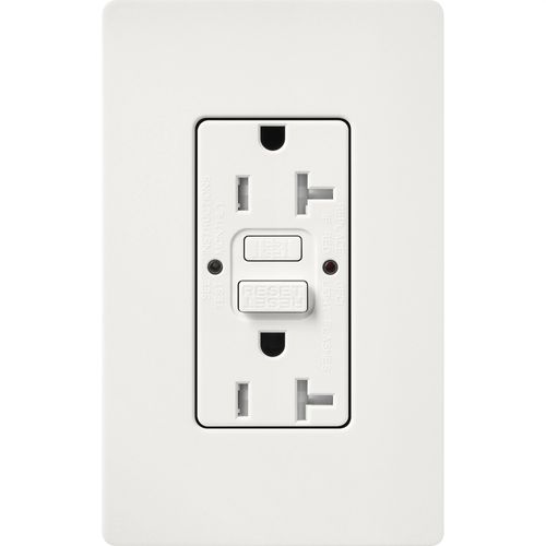 SCR-20-GFST-RW - Lutron SCR-20-GFST-RW - Claro 20A Self Test Tamper ...