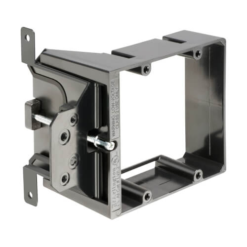 LVA2 - Arlington LVA2 - 2-Gang Low Voltage Mounting Bracket (Black)