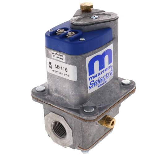 M511B-1/2 - Maxitrol M511B-1/2 - 1/2" Modulating Gas Valve w/ Vent Tap ...
