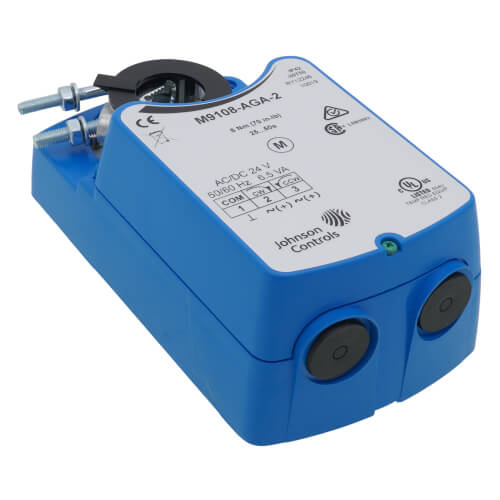 M9108-AGA-2 - Johnson Controls M9108-AGA-2 - M9108 24 VAC Electric Non-Spring Return Actuator ...