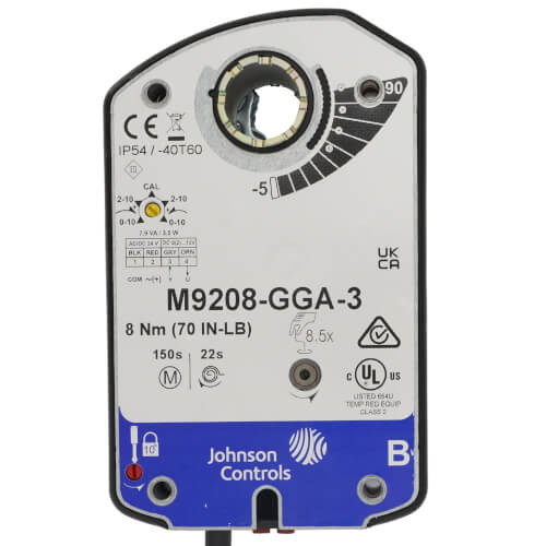 M9208-GGA-3 - Johnson Controls M9208-GGA-3 - Electric Spring Return On ...