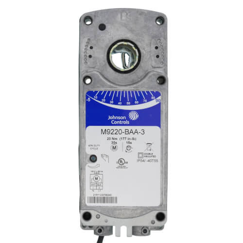 M9220-BAA-3 - Johnson Controls M9220-BAA-3 - M9220 120V On/Off Spring ...