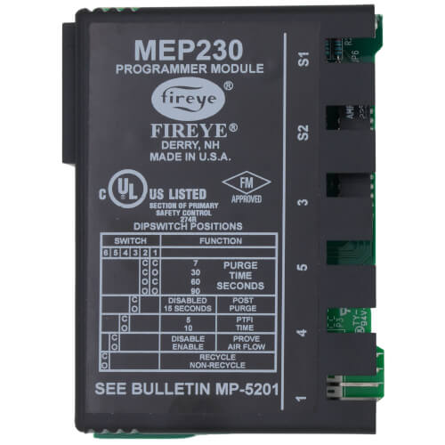 MEP230 - Fireye MEP230 - MicroM Non-Recycle & Recycle Programmer Module ...