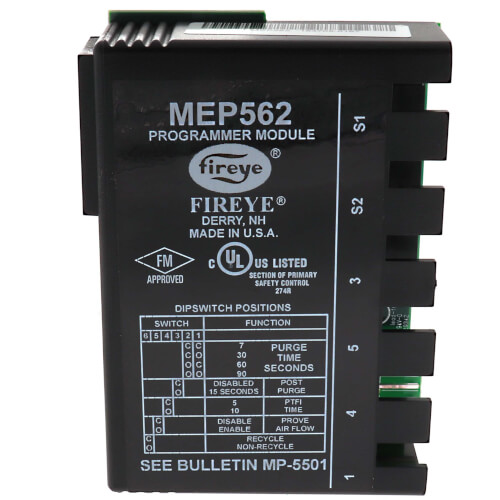 MEP562 - Fireye MEP562 - 10 Sec. PTFI MicroM Non-Recycle Programmer ...