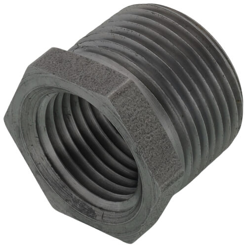 MHBB3412 - Everflow MHBB3412 - 3/4" x 1/2" Steel Merchant Black Hex Bushing