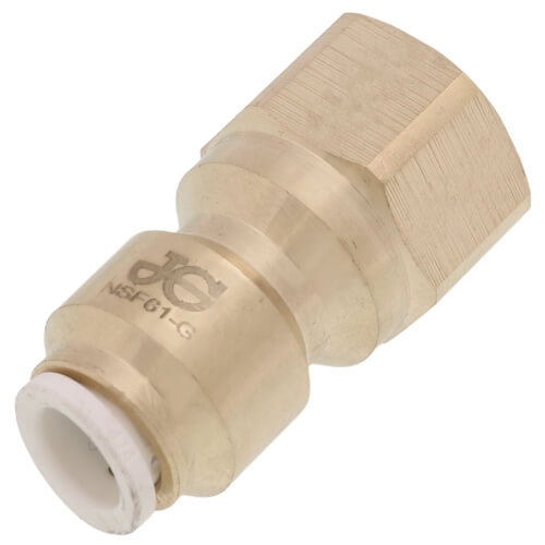 MI4508F4SLF - John Guest MI4508F4SLF - 1/4" OD x 1/4" Brass Threaded ...