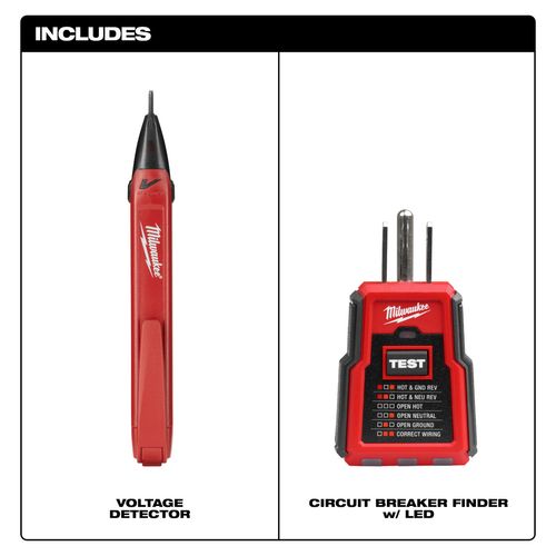 2226-20 - Milwaukee 2226-20 - GFCI Receptacle Tester and Voltage Detector