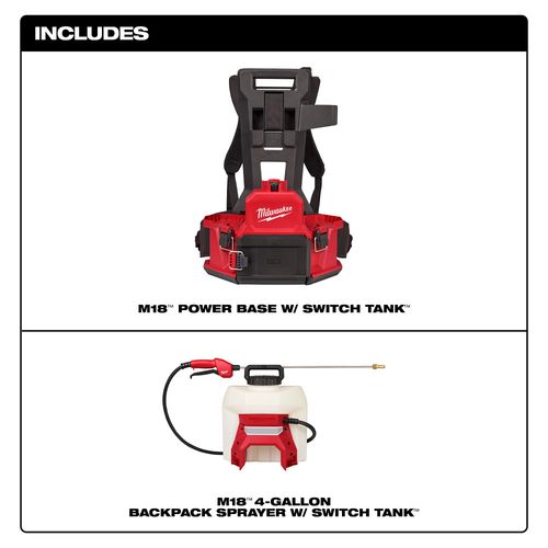 3019-20PS - Milwaukee 3019-20PS - M18 4-Gallon Backpack Sprayer w ...