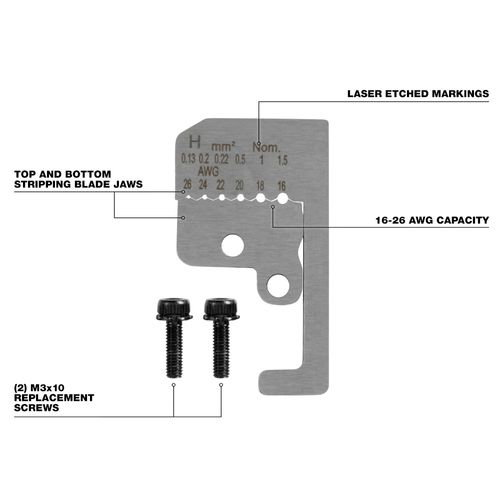48-22-3089 - Milwaukee 48-22-3089 - 16-26 AWG Automatic Wire Stripper ...