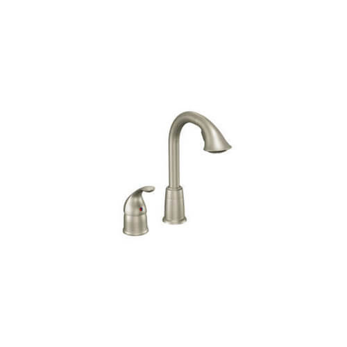 5955SL - Moen 5955SL - Camerist Single Handle Stainless Bar Faucet with ...