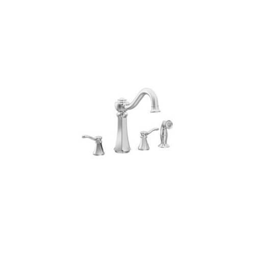 7068 - Moen 7068 - Vestige Double Handle Chrome Kitchen Faucet with ...