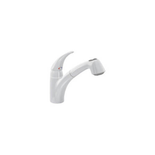 7560W - Moen 7560W - Extensa Single Handle Glacier Kitchen Faucet with ...