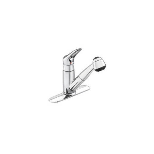 7570C - Moen 7570C - Salora Single Handle Chrome Kitchen Faucet with ...