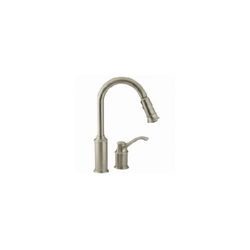 7590SL - Moen 7590SL - Aberdeen Single Handle Stainless Kitchen Faucet ...