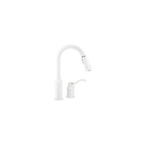 7590V - Moen 7590V - Aberdeen Single Handle Ivory Kitchen Faucet with ...