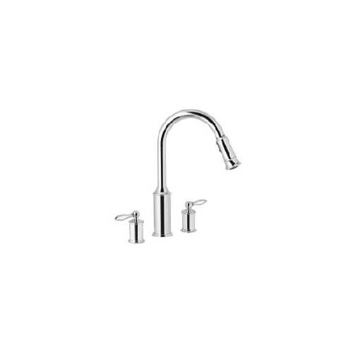 7592C - Moen 7592C - Aberdeen Double Handle Chrome Kitchen Faucet with ...