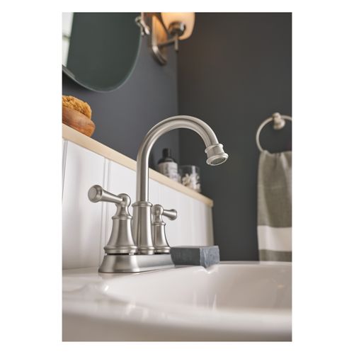 84162SRN - Moen 84162SRN - Brecklyn Spot Resist Brushed Nickel 2 Handle ...