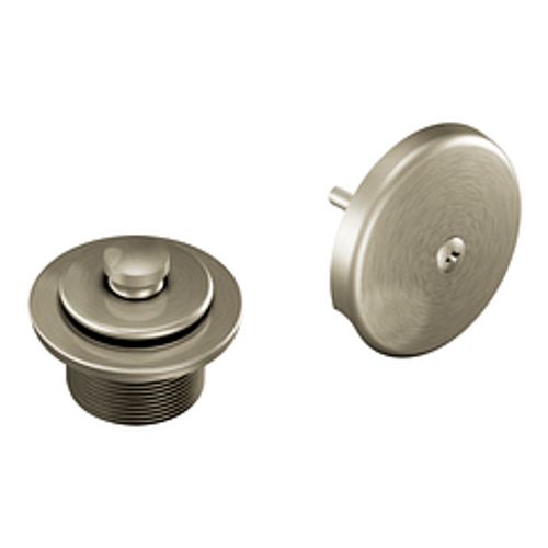 T90331BN - Moen T90331BN - Brushed Nickel Push-n-lock Tub Drain Kit ...